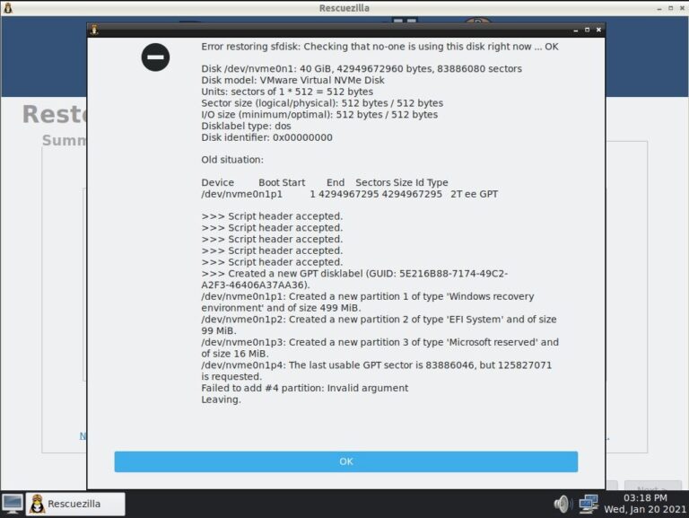 Clonezillaと完全互換のRescuezillaでリストア ← RootLinks Co., Ltd.