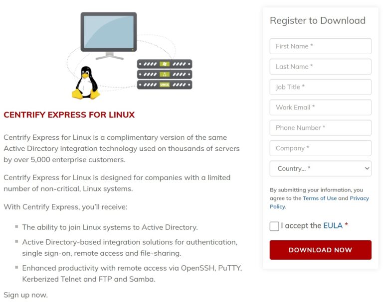 Ubuntu 20をWindows Active Directoryでユーザ認証 – Centrify Express ← RootLinks Co., Ltd.